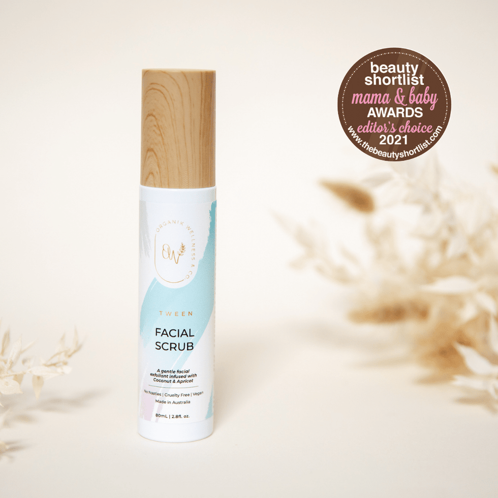 Tween Facial Scrub – Organik Wellness & Co.